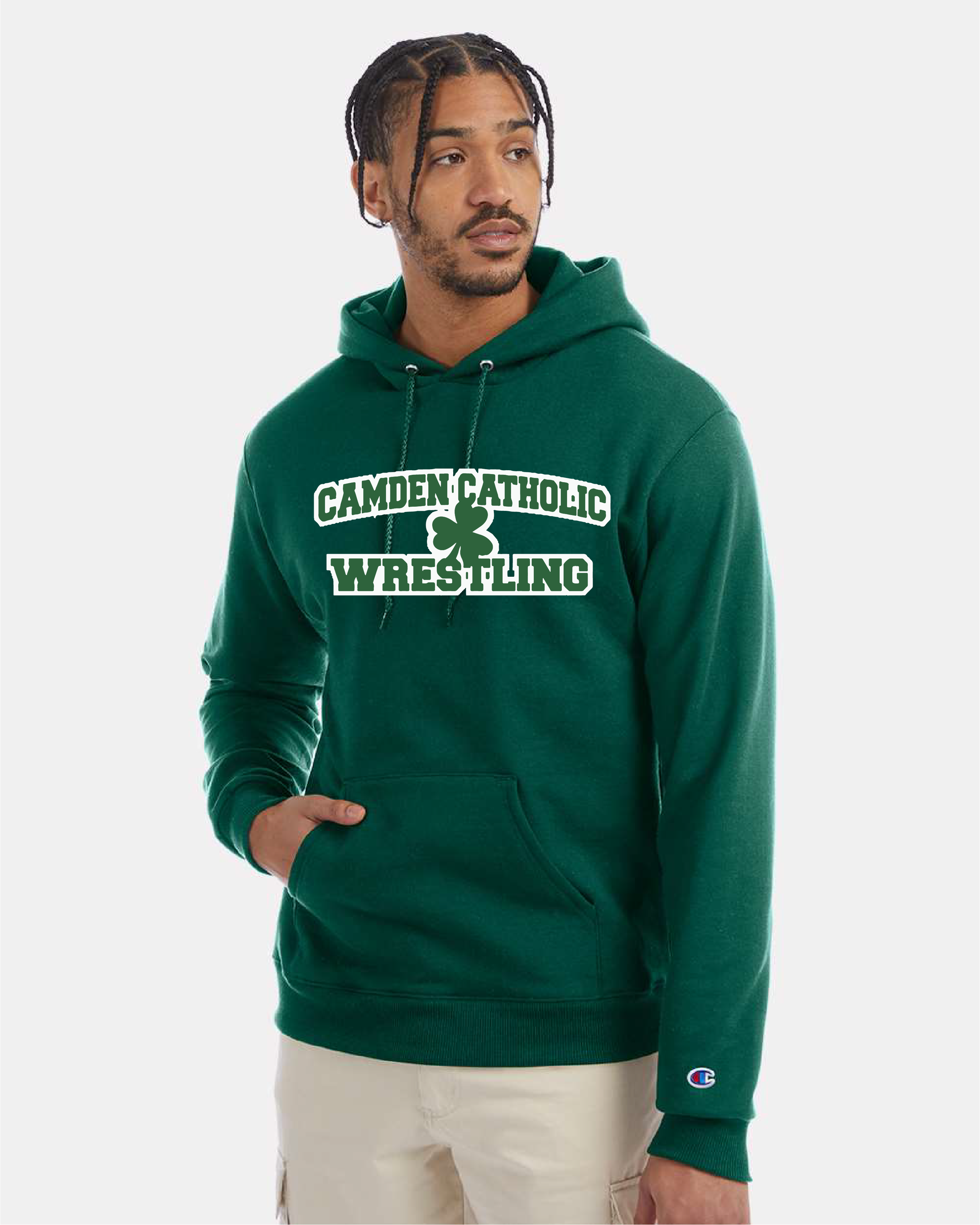 CCW Champion Emerald Green Pullover Hoodie | The Corner Press